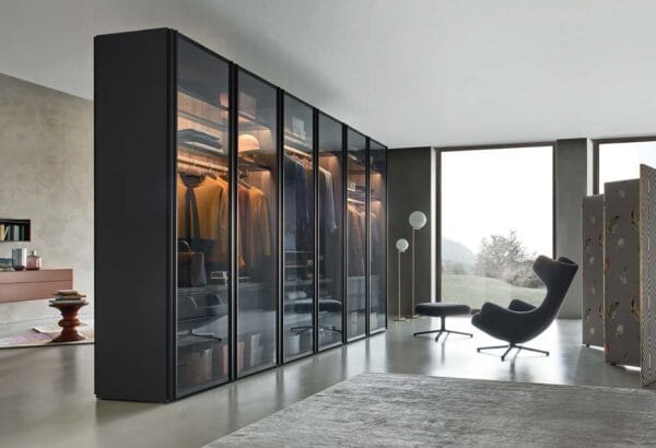 Scrigno Hinged Door Wardrobe By Logo - FCI London AE